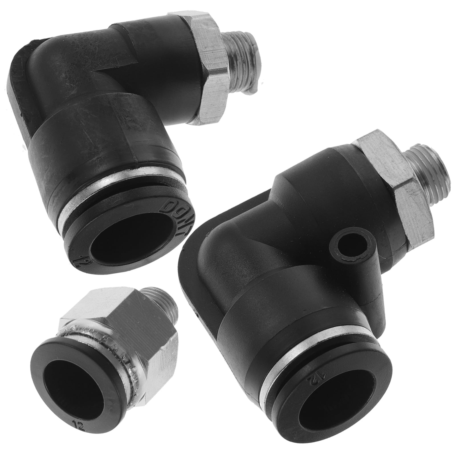 Pneumatic Elbow Combination Connectors Air Fittings Quick Release Tube ...