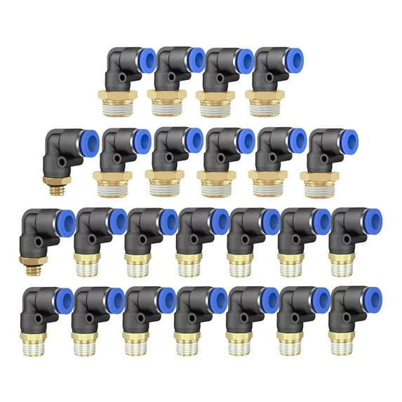 Pneumatic Elbow Quick Connector Air Fittings Thread Elbow Adapter Pl4 ...