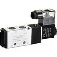 Pneumatic Electric Solenoid Valve 4V210-08 5 Way 2 Position Control Air Gas Magnetic Valve 12V ...