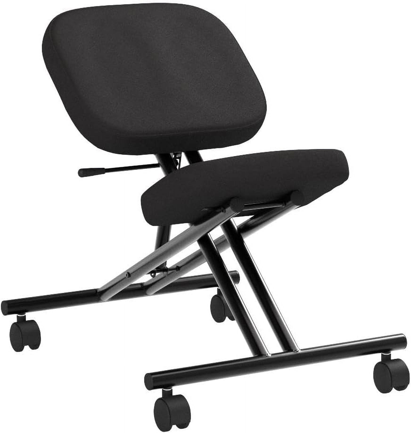 Pneumatic Ergonomic Kneeling Chair | Fully Adjustable Mobile Office Seating | Improve Posture to ...