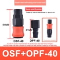 Pneumatic Fitting Pipe Air Connector Tube Quick Release Fittings Water ...