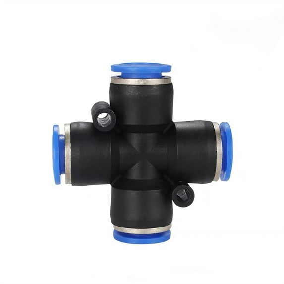 Pneumatic Fitting Tube Connector Fittings Air Quick Water Pipe Push In ...