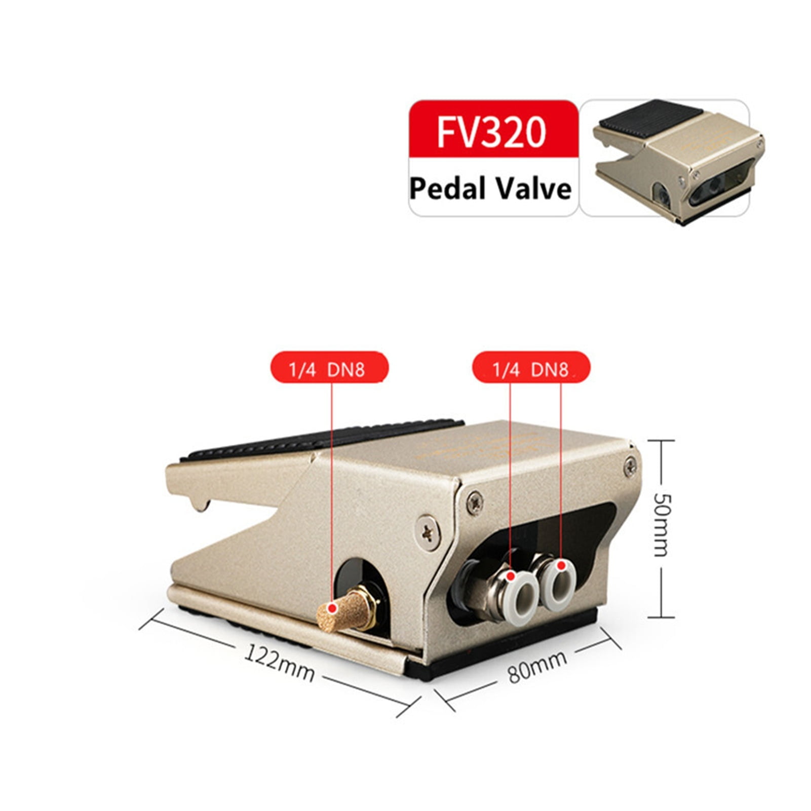 Pneumatic Foot Valve Foot Switch,FV320 Two Position Four Or Five ...