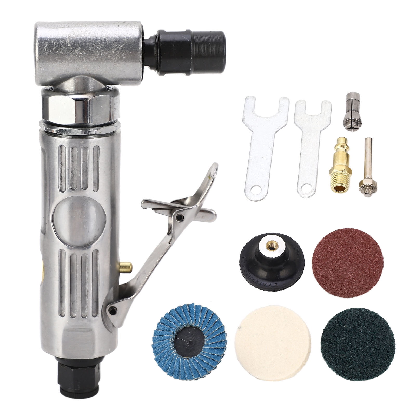 Pneumatic Grinding Set Right Angle Air Die Grinder 0.3HP Motor 1/4 1/8 ...