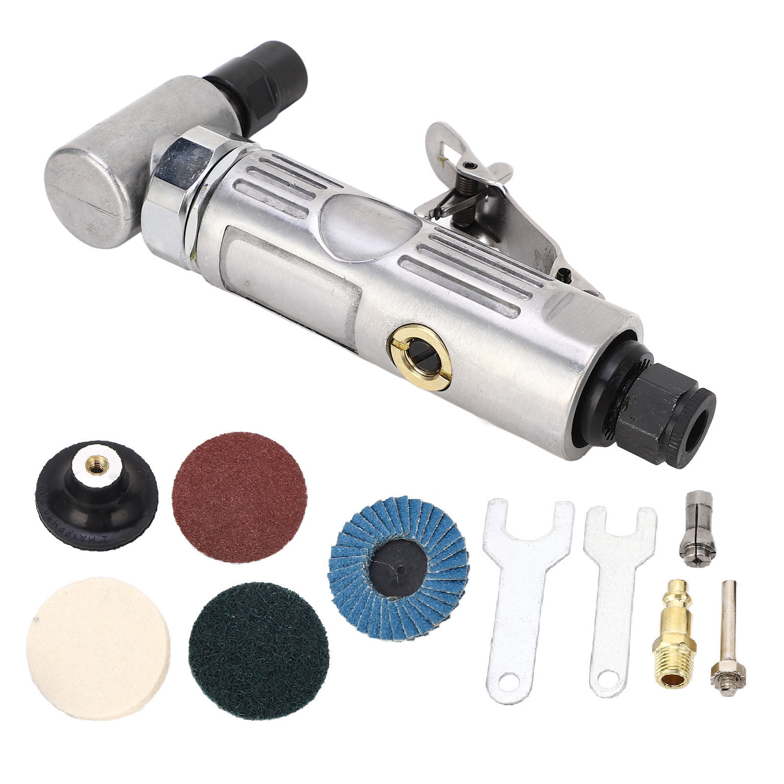 Pneumatic Grinding Set Right Angle Air Die Grinder 0.3HP Motor 1/4 1/8 ...