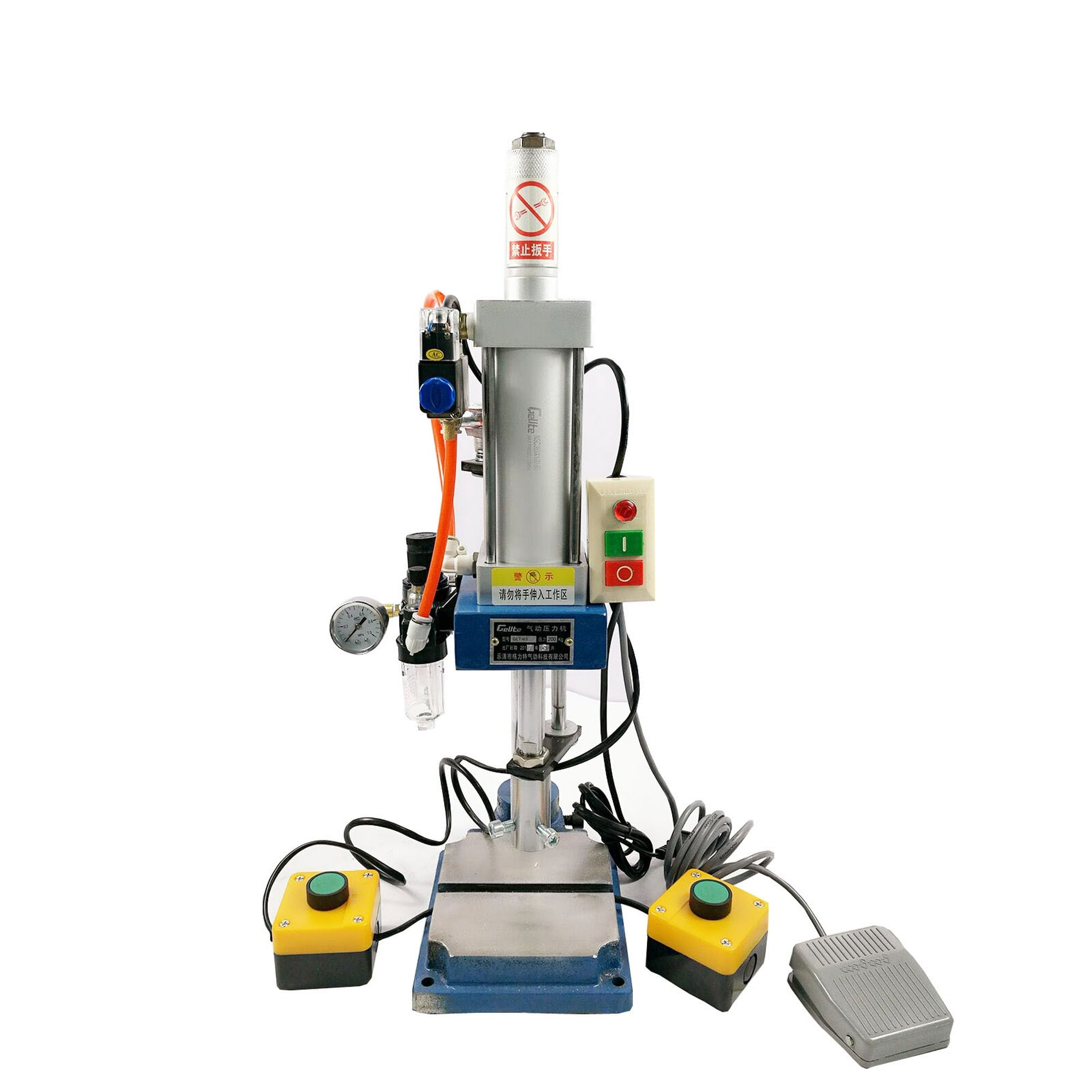 Pneumatic Hole Punch Machine 660Lb/300kg Pressure Punches Milling ...