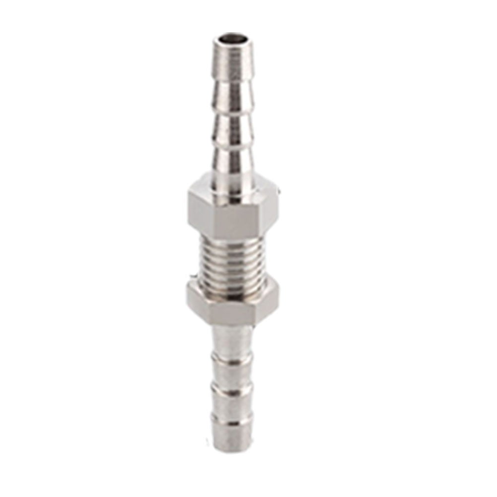 Pneumatic Hose Connector for Soft Hoses - Silver Copper Plated ...