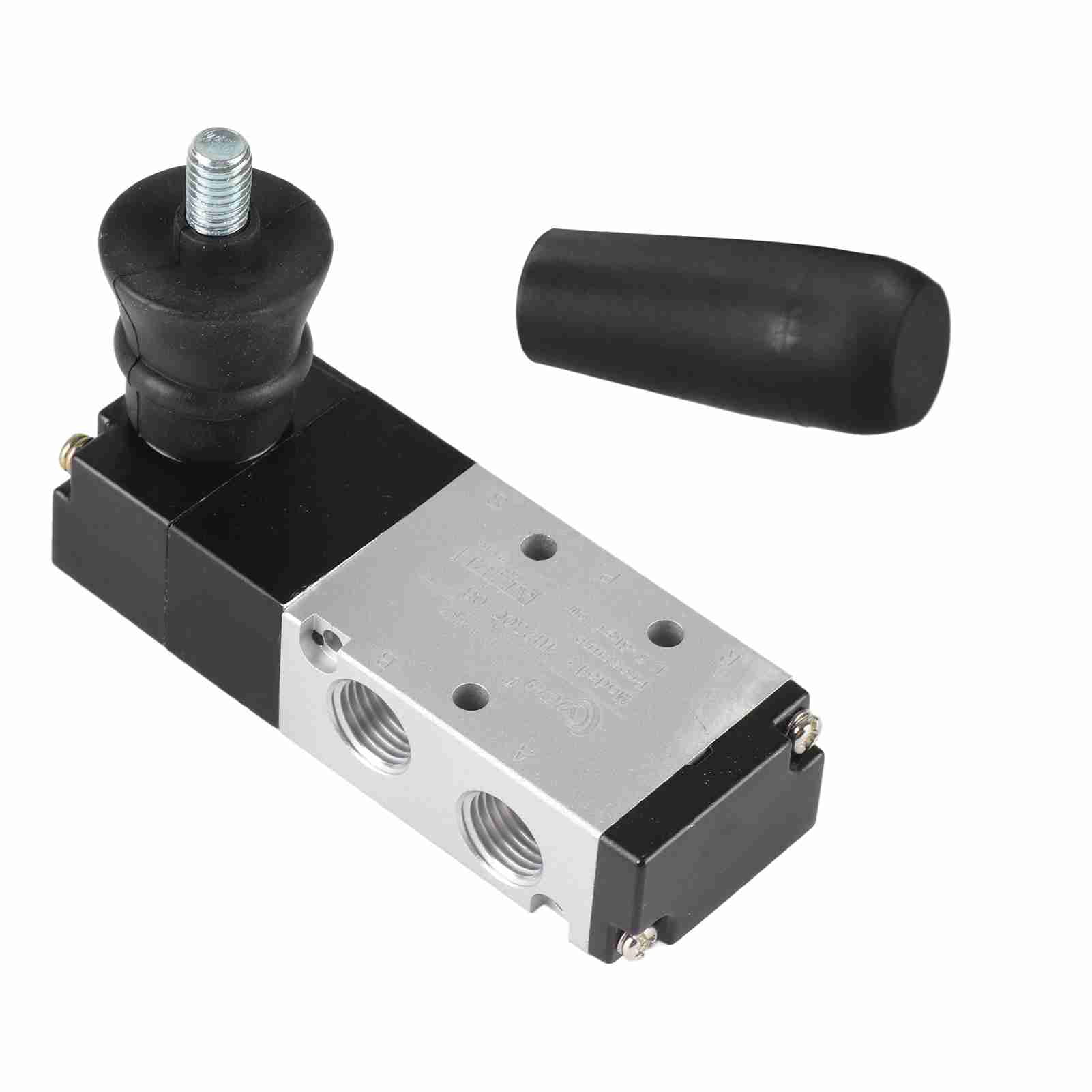 Pneumatic Manual Hand Lever Control Valve Aluminium Alloy 5 Way 3 ...