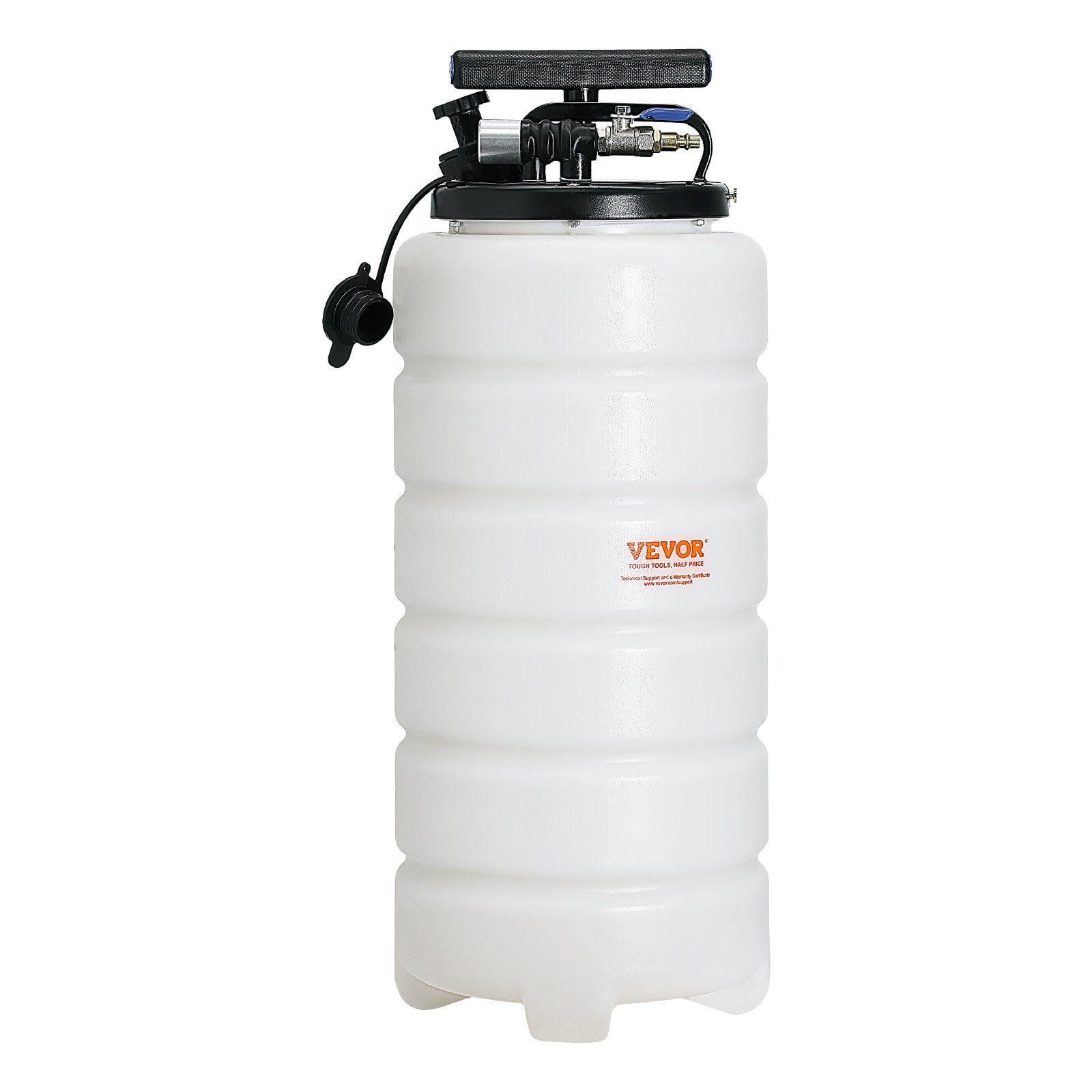 Pneumatic and Manual Oil Changer, 4 Gallons (15 Liters) Fluid Extractor ...