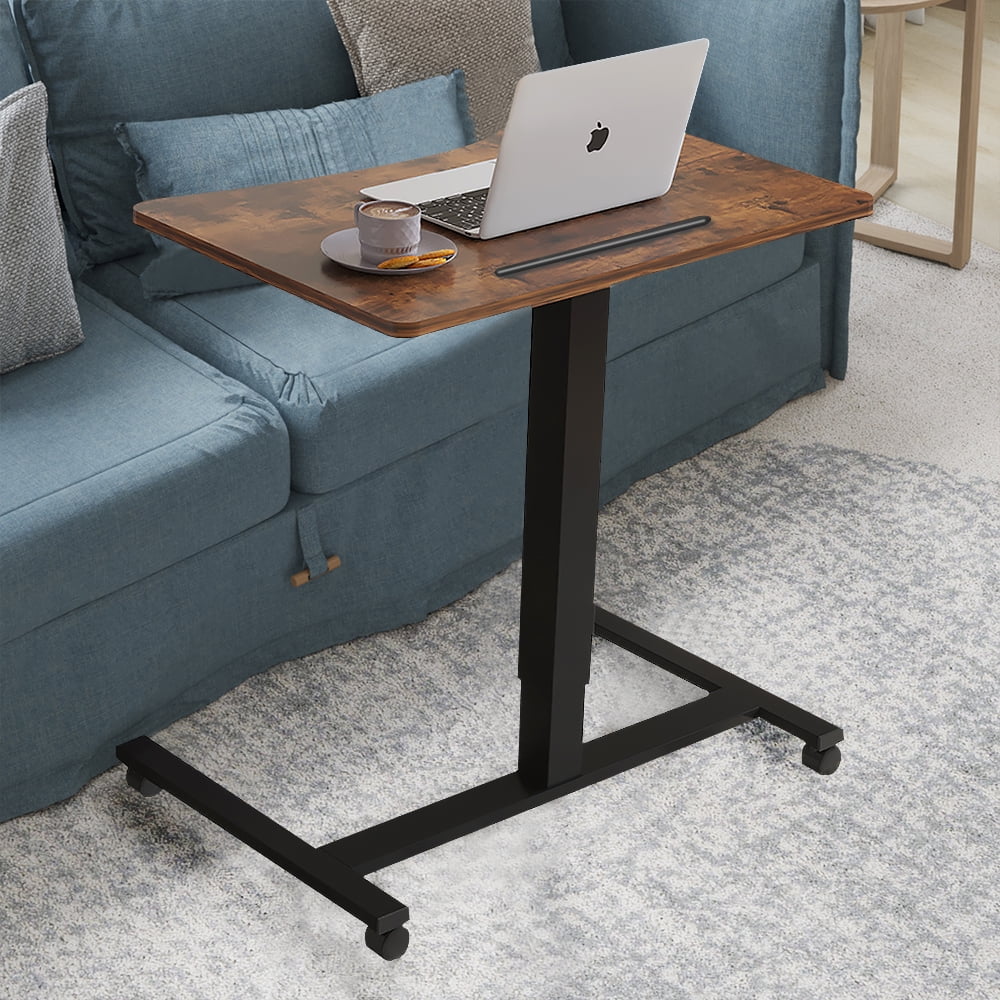 Mxtark Adjustable Workstation, Pneumatic Mobile Desk, Portable Bedside ...