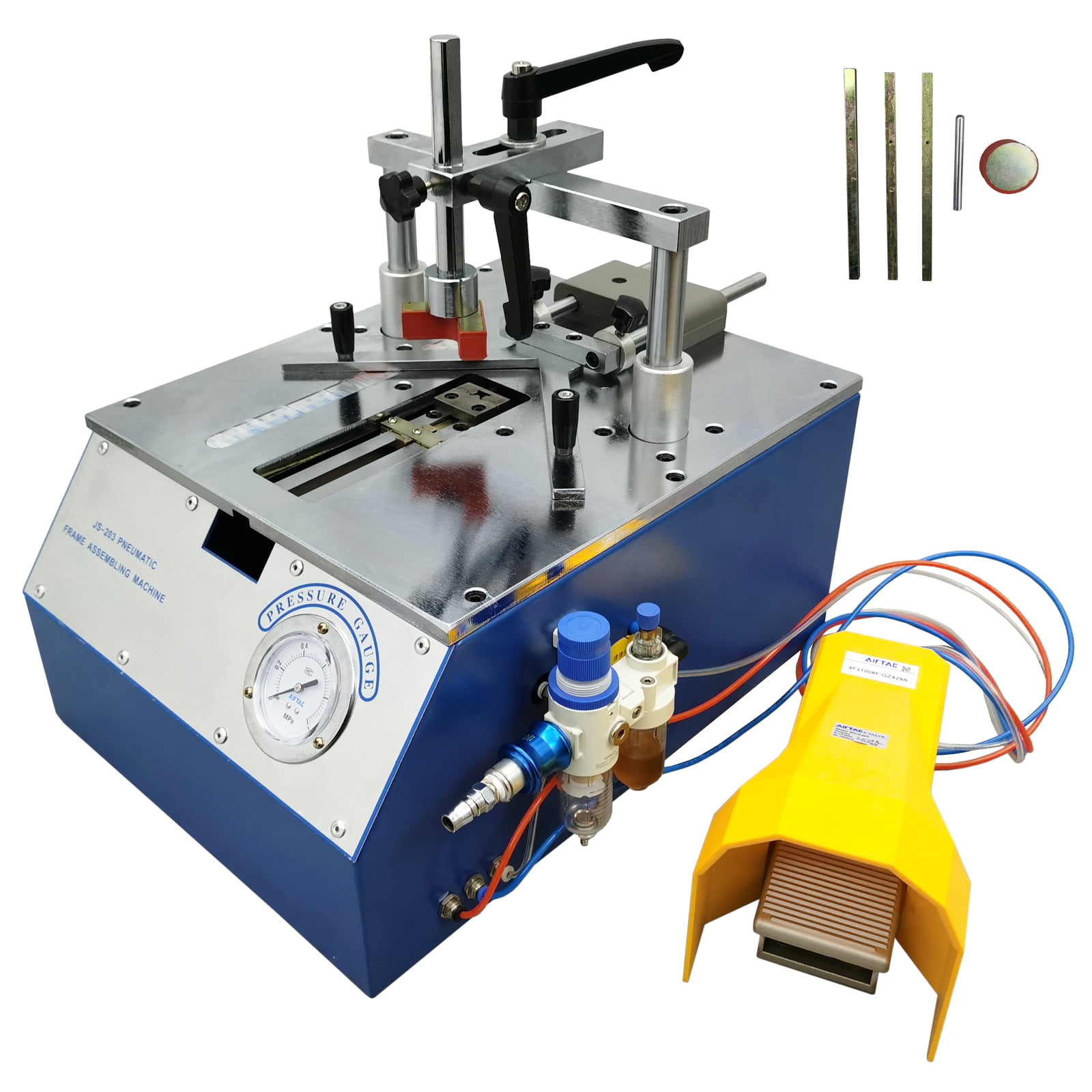 Pneumatic Nails Angle Machine Desktop Pneumatic Picture Frame Nail ...