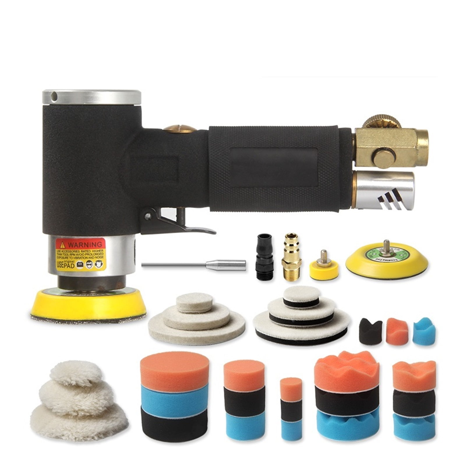 Pneumatic Orbital Sander Air Grinder 125mm/150mm Vacuum Eccentric ...