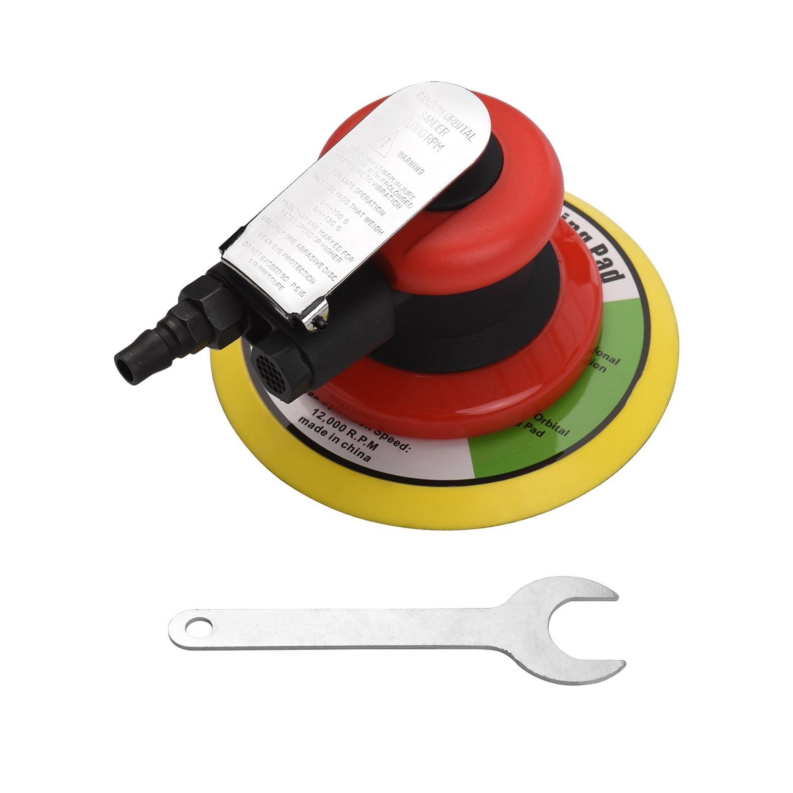 Pneumatic Orbital Sander Air Grinder 6"/5'' Vacuum Eccentric Polishing ...