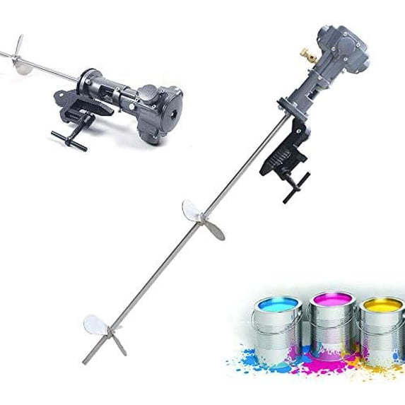 Pneumatic Paint Mixer 50 Gallon 1/2 HP Barrel Ink Coating Paint Air ...