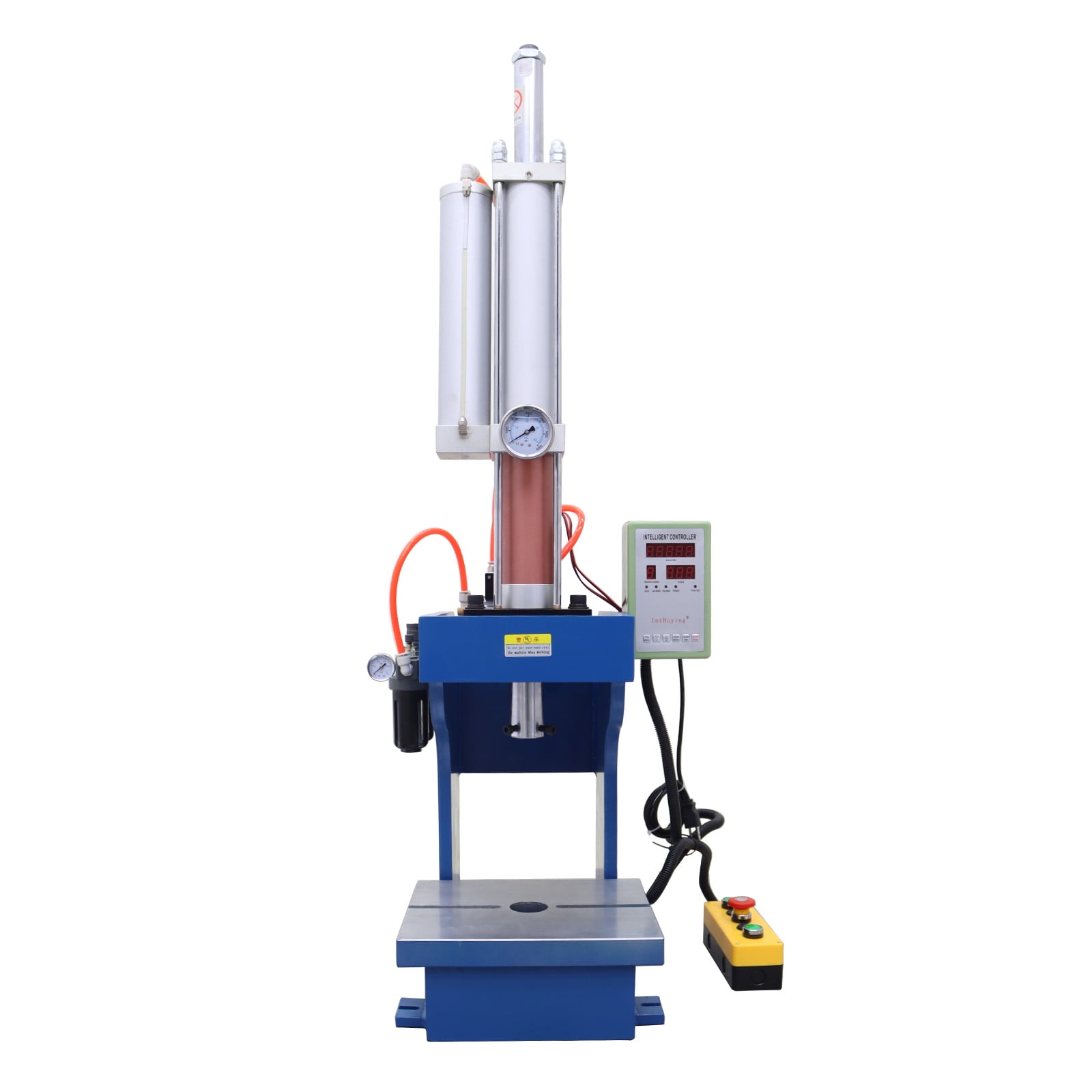 Pneumatic Punch Press Machine Hole Punching Machine 3T Booster Cylinder ...