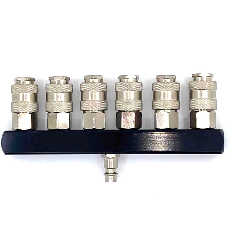 Pneumatic Quick Connector, Sytle Air Fitting 1/4''NPT Manifold Quick ...