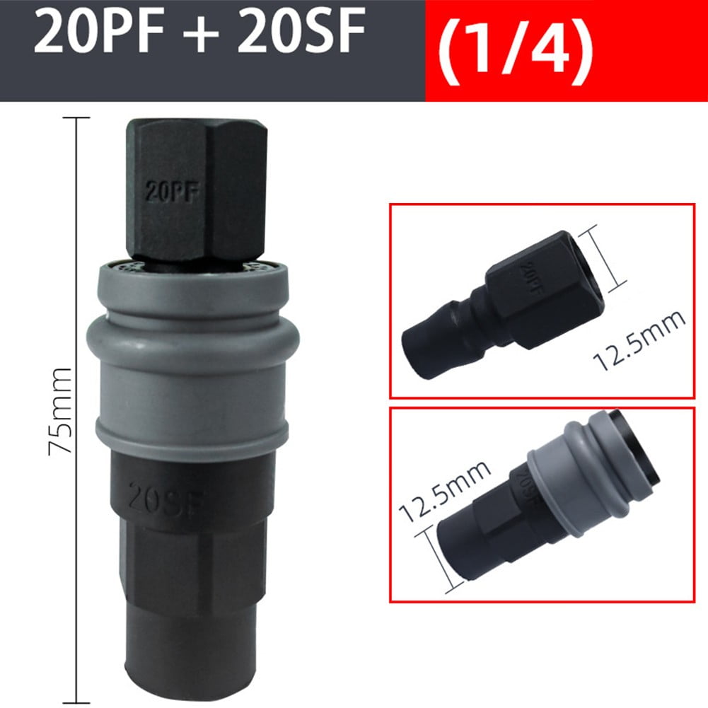 Pneumatic Quick Connector Trachea Male And Female Connector Internal ...