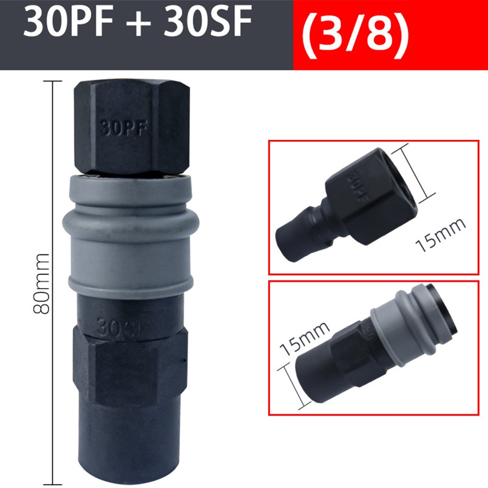 Pneumatic Quick Connector Trachea Male and Female Connector Internal ...