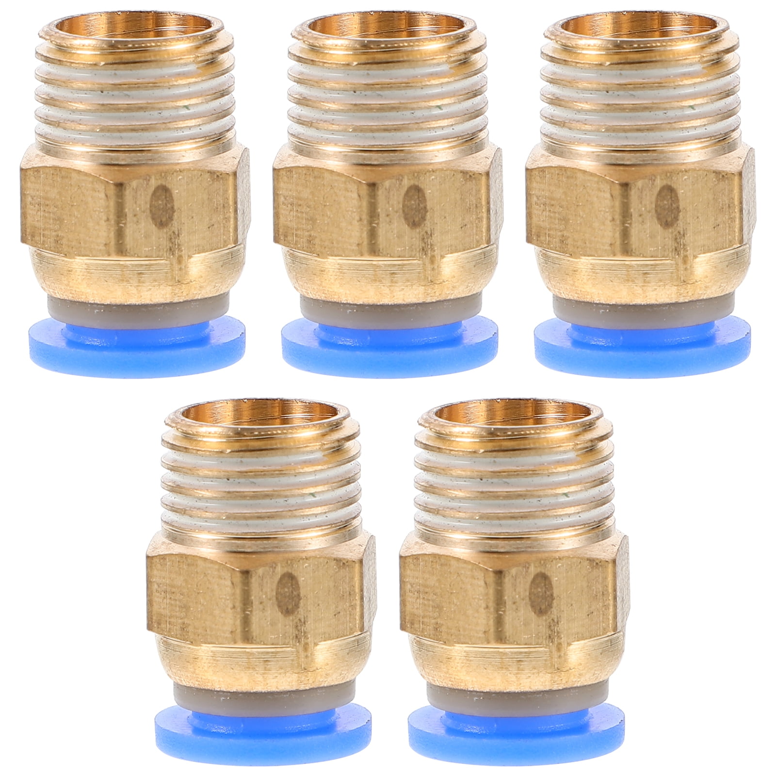 Pneumatic Quick Push-in Fittings Threaded Straight Air Copper Abs ...