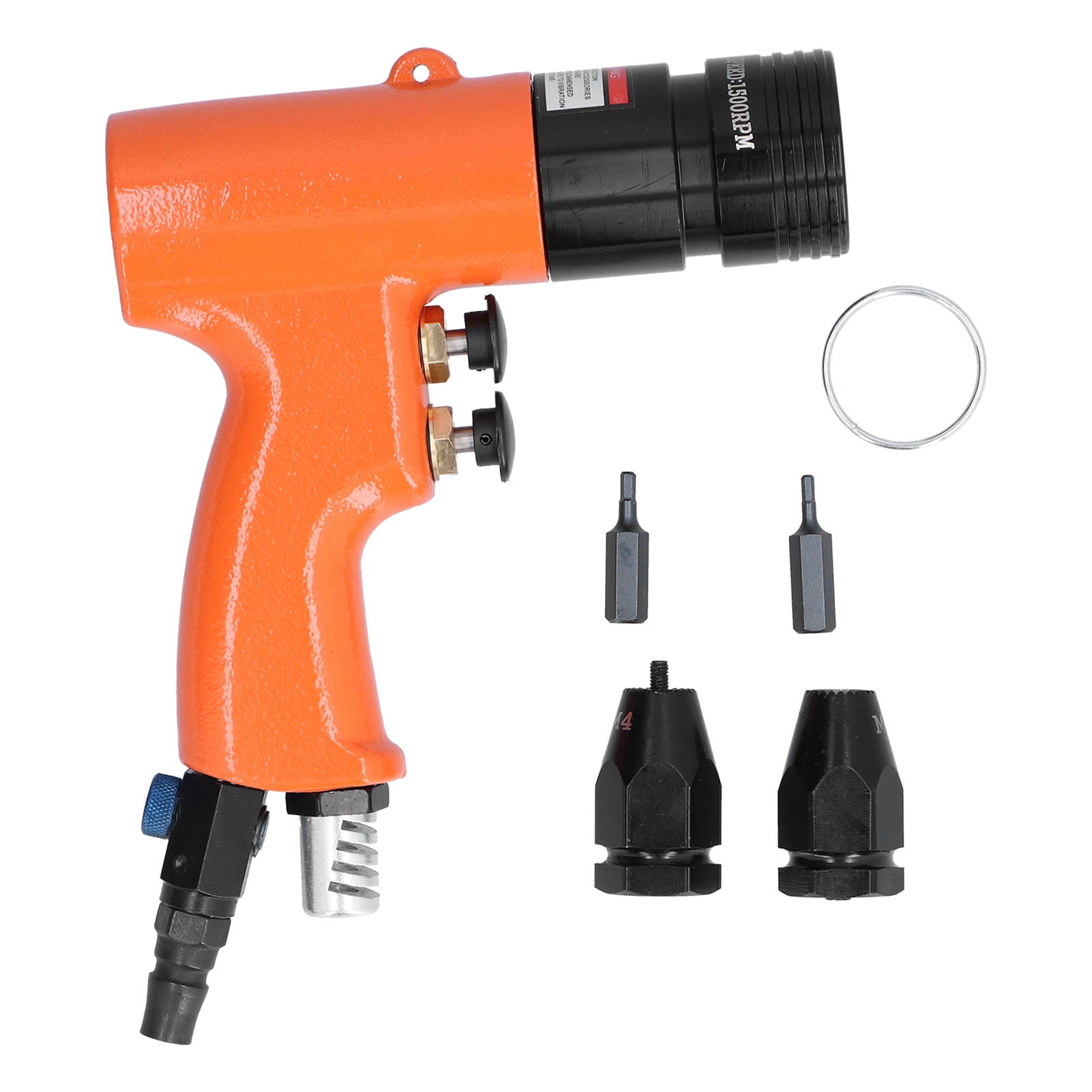 Pneumatic Rivet Tool for M3 M4 Nuts, Self-Locking Head, 1500rpm Air ...