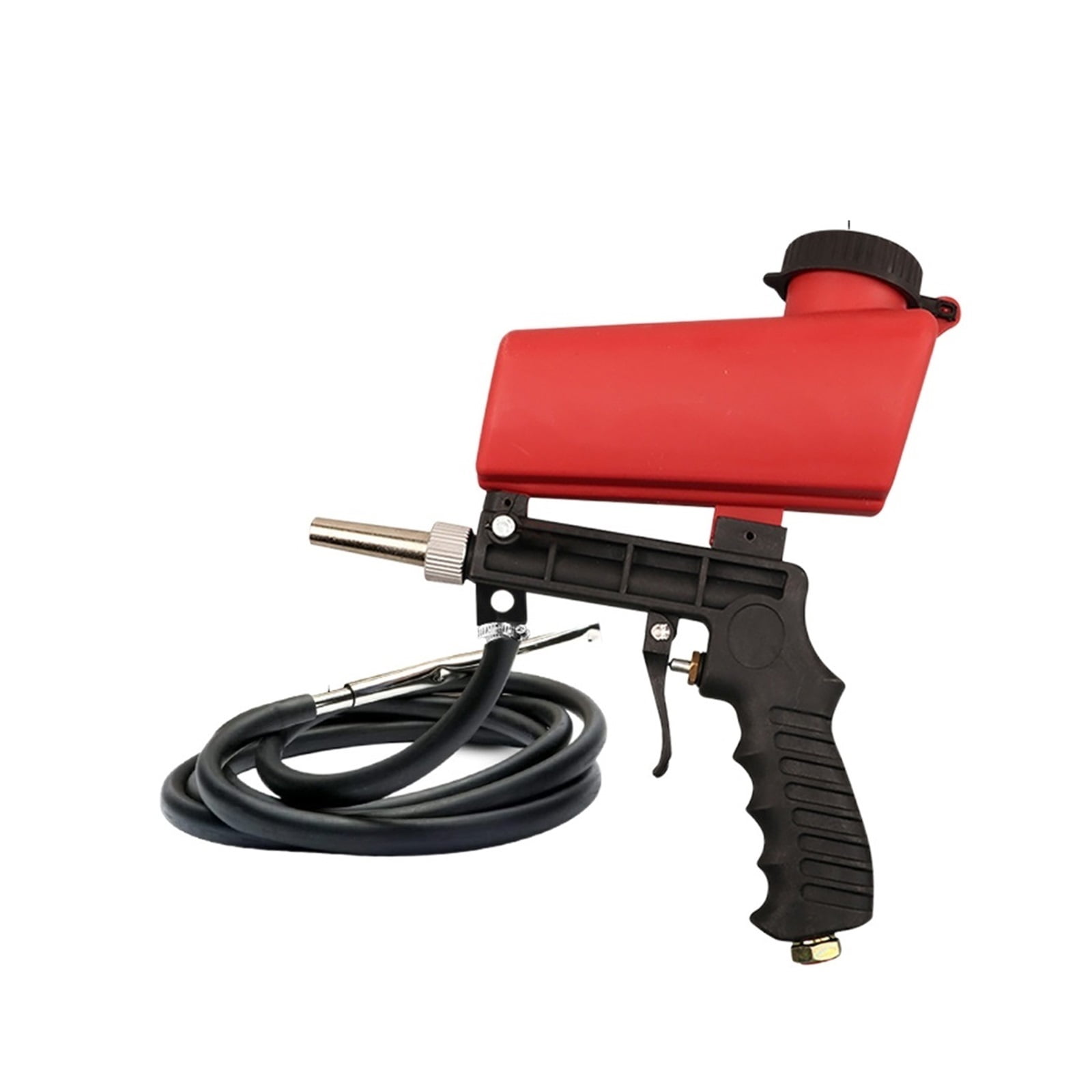 Pneumatic Sandblasting Gun 90psi Sand Blaster Paint Spray Machine Continuous Blasting Handheld ...