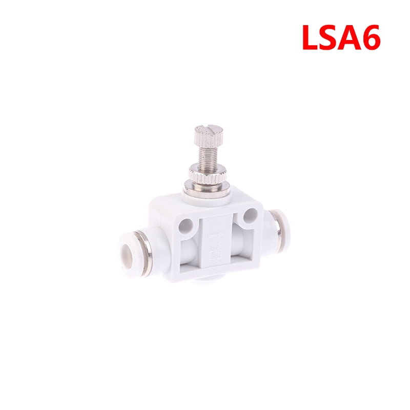 Pneumatic Throttle Valve SA-4/6/8/10/12MM Pneumatic Air Connector ...