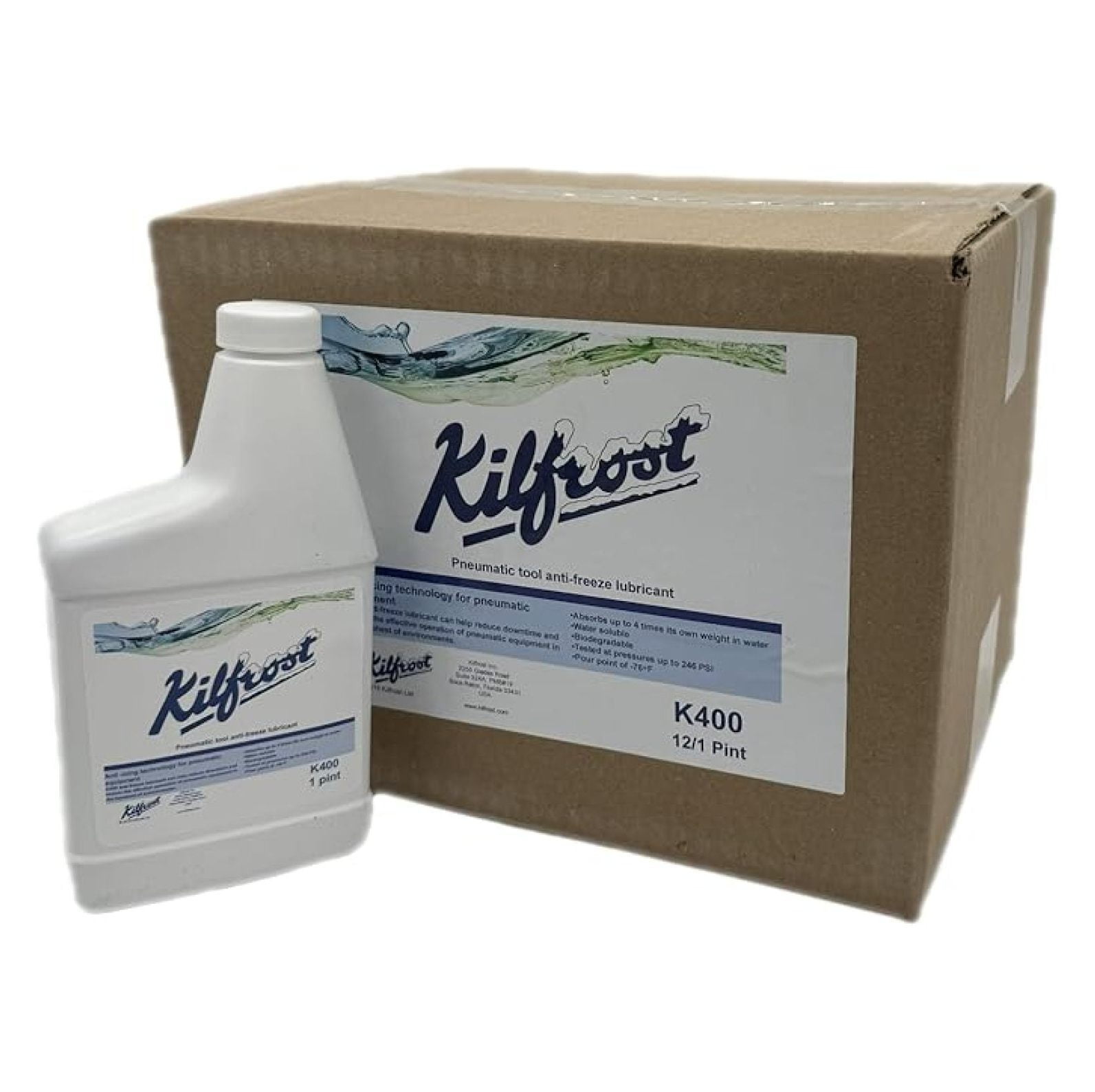 Pneumatic Tool Lubricant & Antifreeze - 12 Pint - Air Line Oil for ...