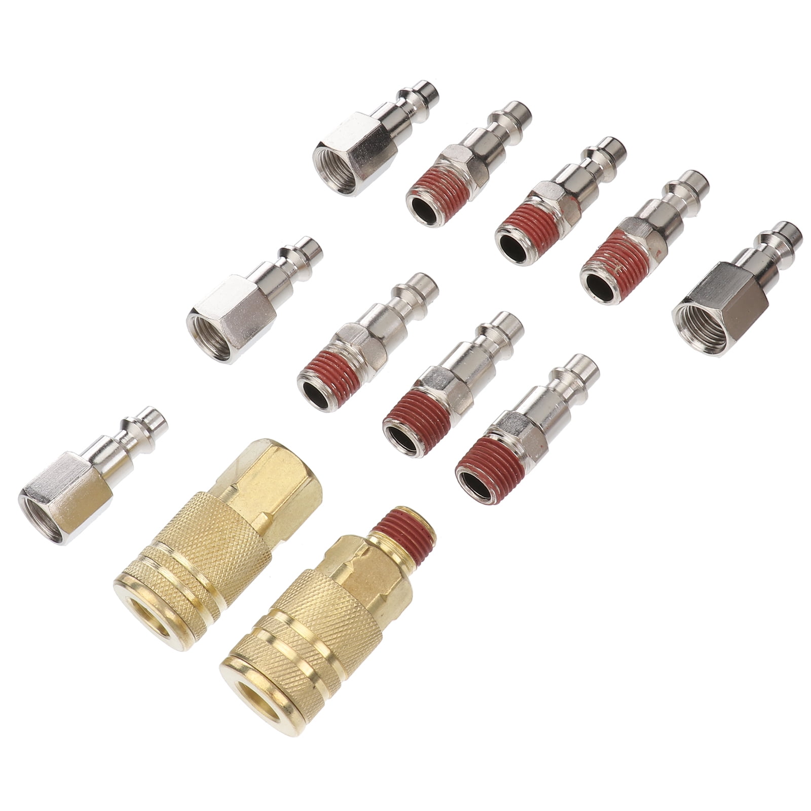 Pneumatic Tube Couplers Fittings 2 Pieces American Style Air Tool ...
