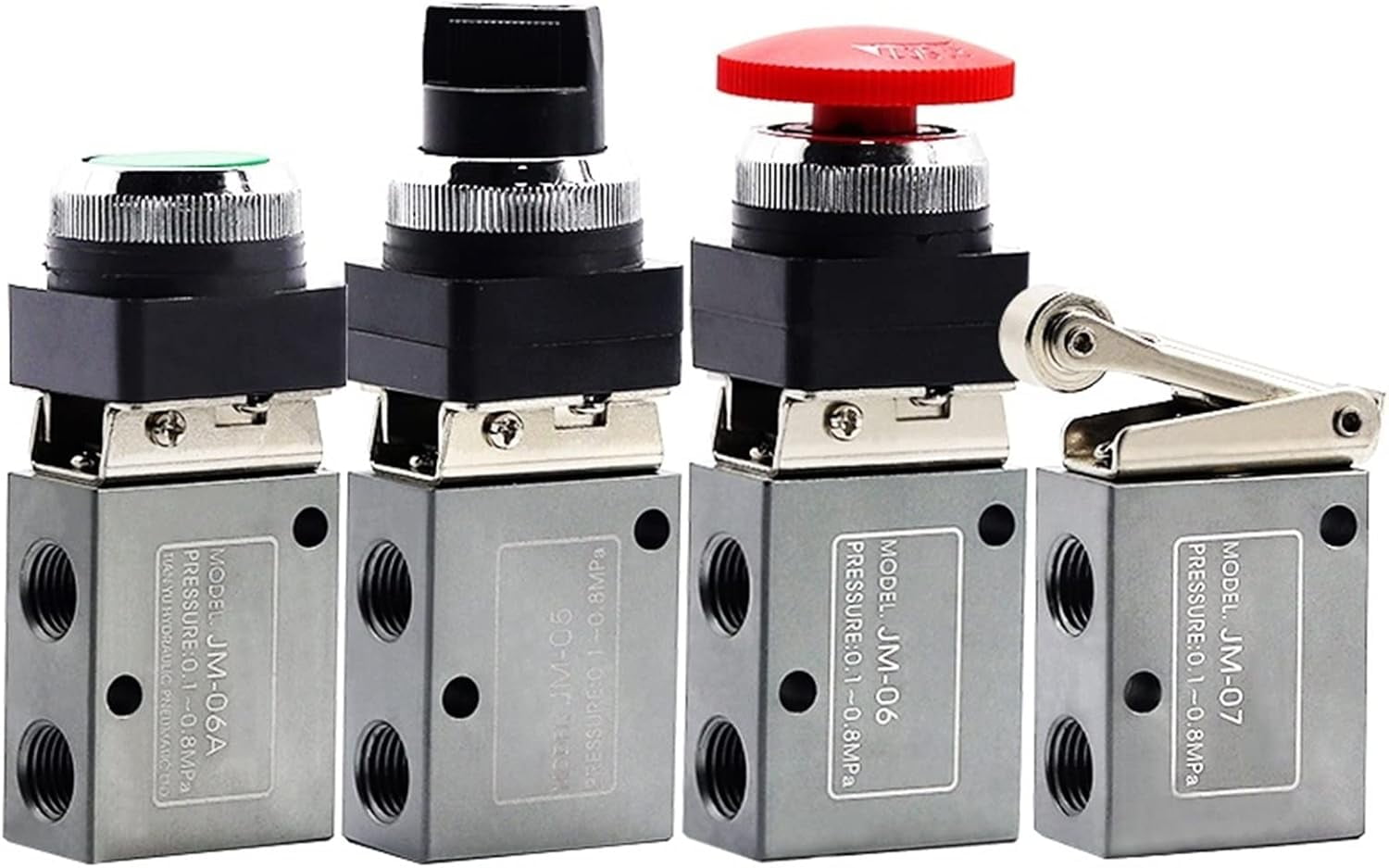 Pneumatic Two-position Three-way Mechanical Valve JM-05 JM-06 JM-06A JM-07 Manual Valve Switch ...