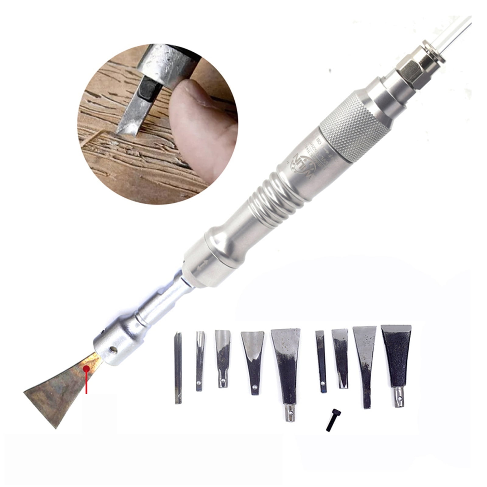 Pneumatic Woodworking Chisel Woodworking Carving Air Shovel Flat Chisel ...