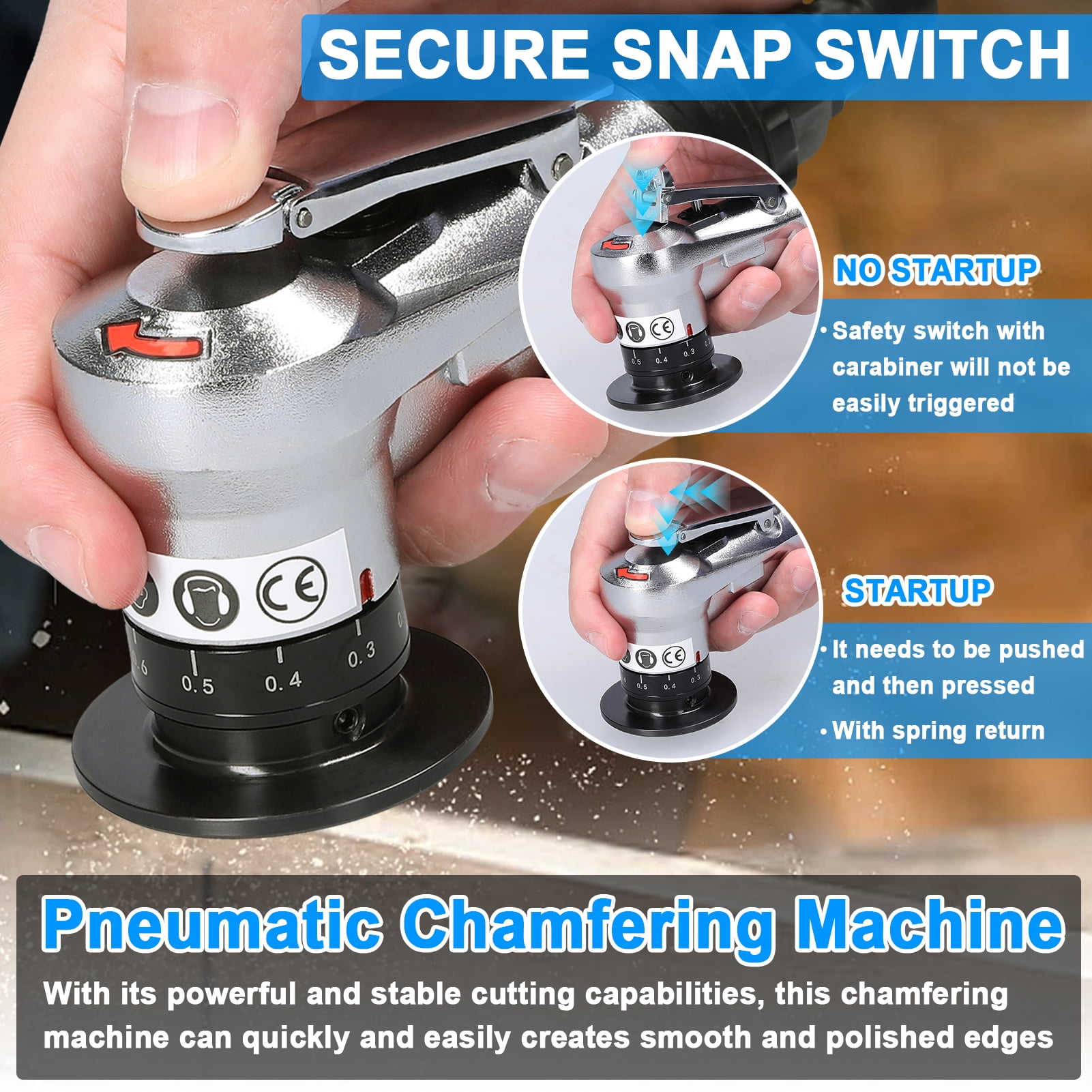 Pneumatic chamfering machine,Pneumatic Carpenter Handheld Tool ...