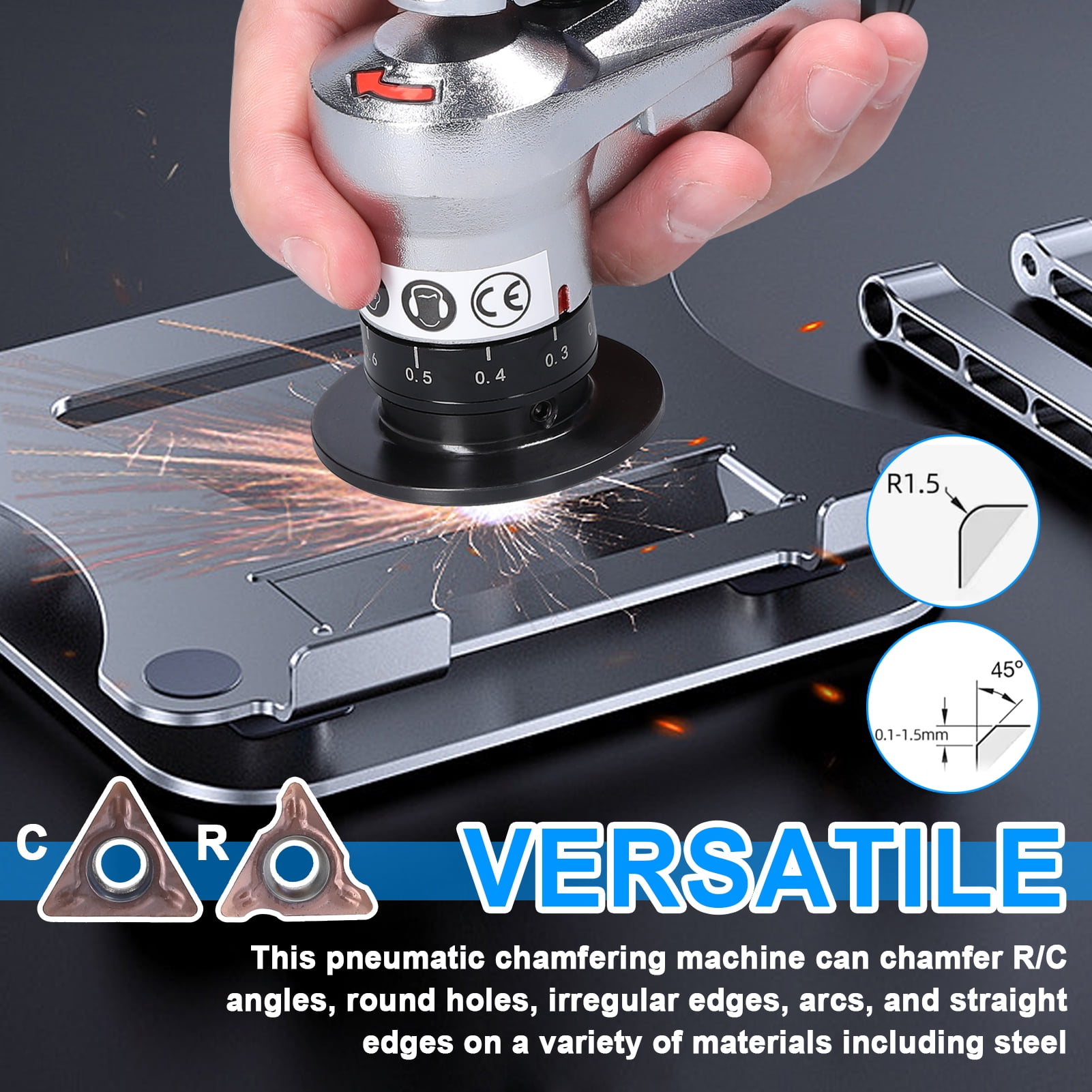 Pneumatic chamfering machine,Pneumatic Carpenter Metal Wood Handheld ...