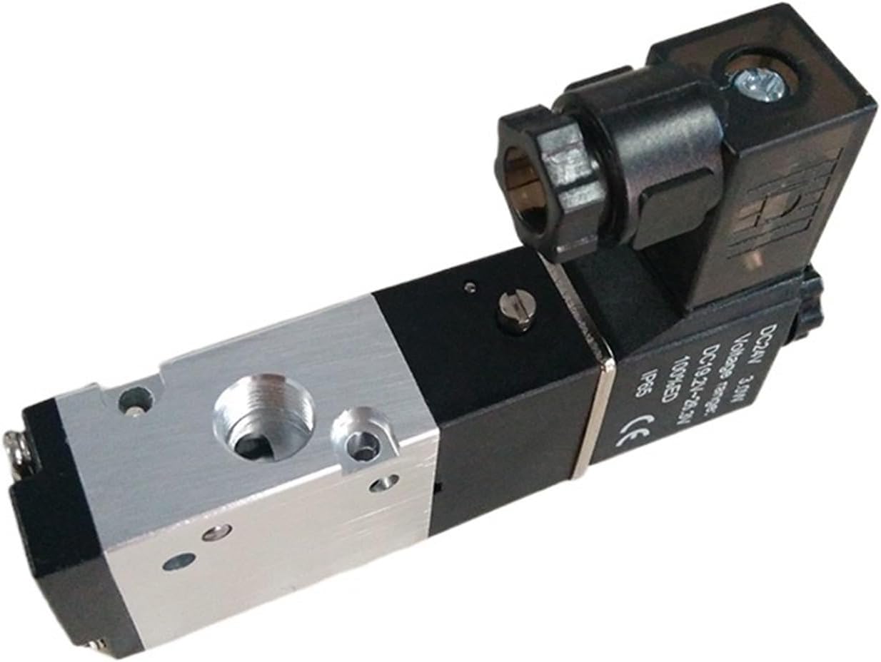 Pneumatic solenoid valve 3V410-15 Port 1/2 inch BSP 220V AC 3 way air control valve with Plug ...