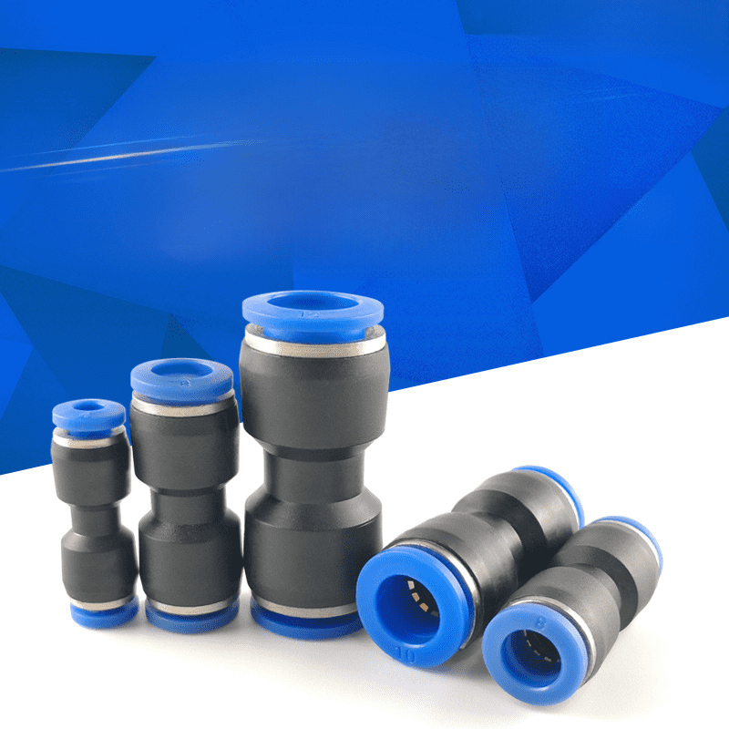 Pneumatic straight-through fast gas pipe joint PU4/6/8/10/12/14/16mm ...