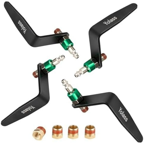 Pneumatic tool hook,1/4" NPT and 360° Rotatable L Air Rafter Hooks are ...