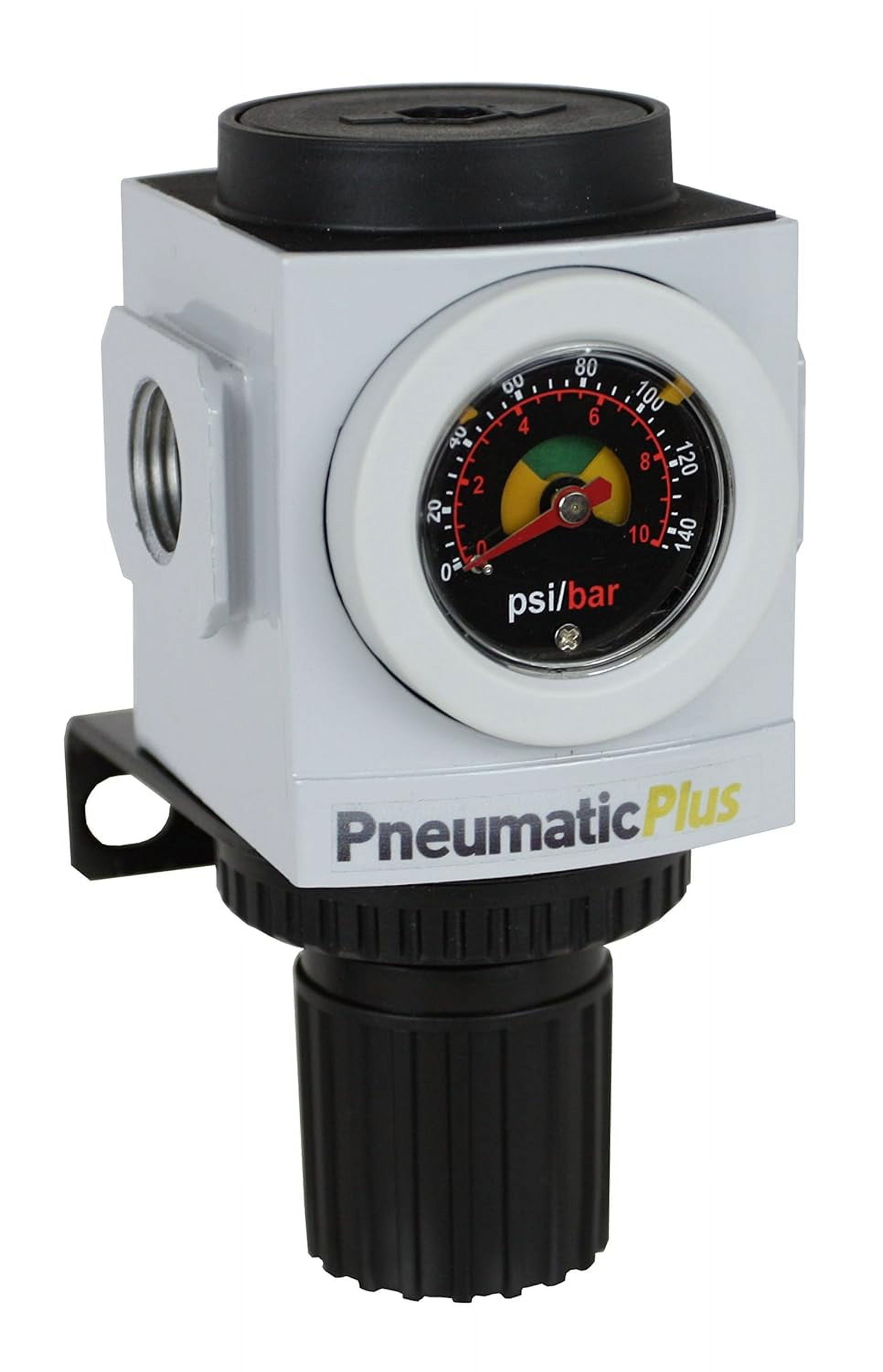 PneumaticPlus PPR Series Compressed Air Pressure Regulator - Embedded ...