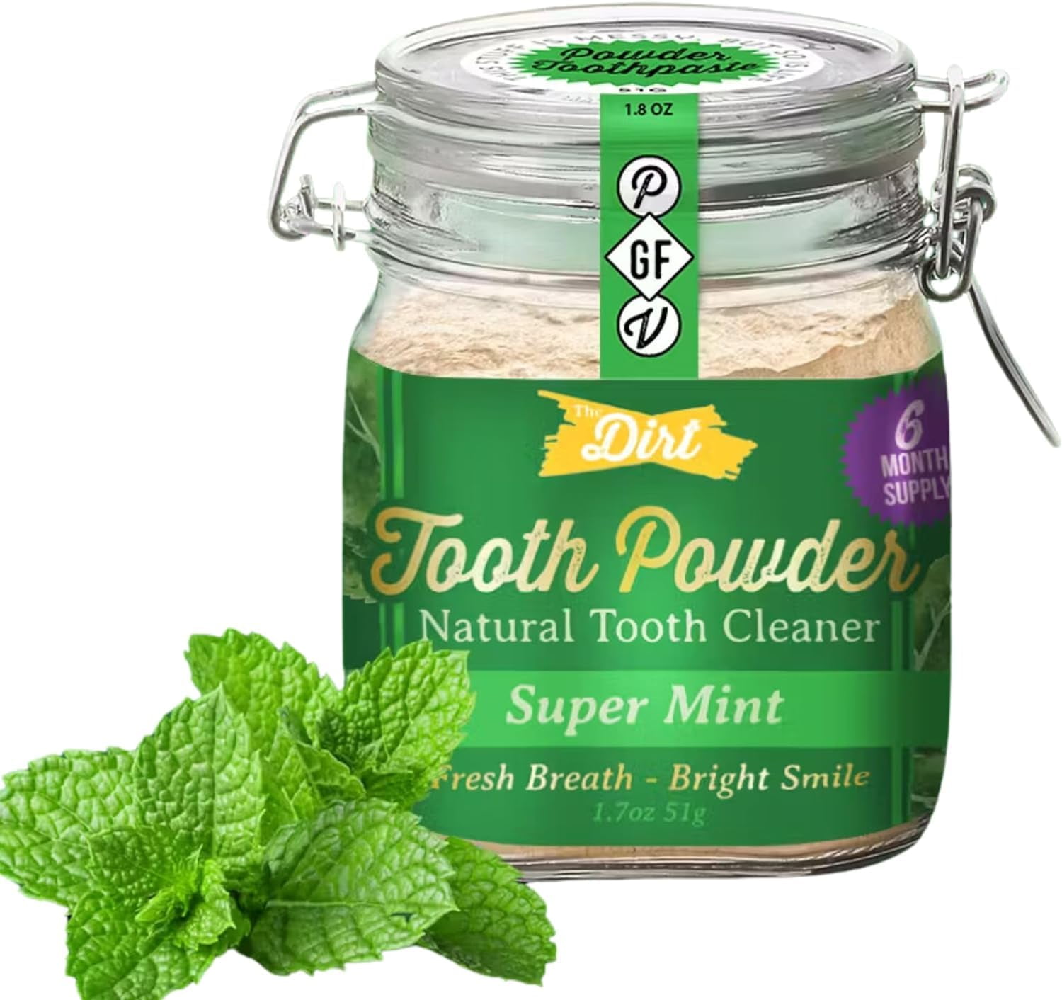 The Dirt - Remineralizing Tooth Powder, Natural Fluoride-Free Teeth ...