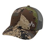 Pnuma Outdoors Logo Trucker Cap, Caza Camo, OSFM, Mesh Back, Adjustable ...