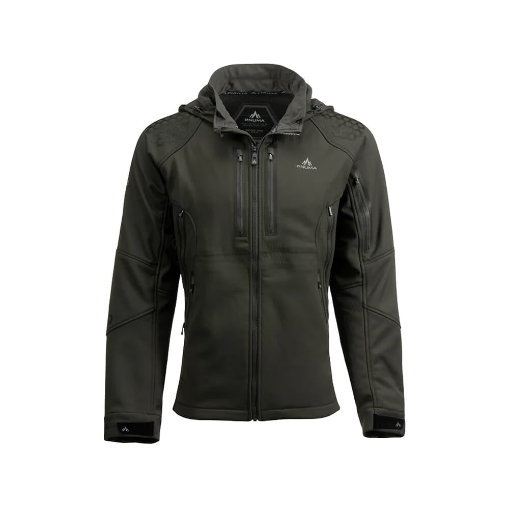 Pnuma Outdoors Waypoint Caza Jacket, Beluga XL, Windproof, Water ...