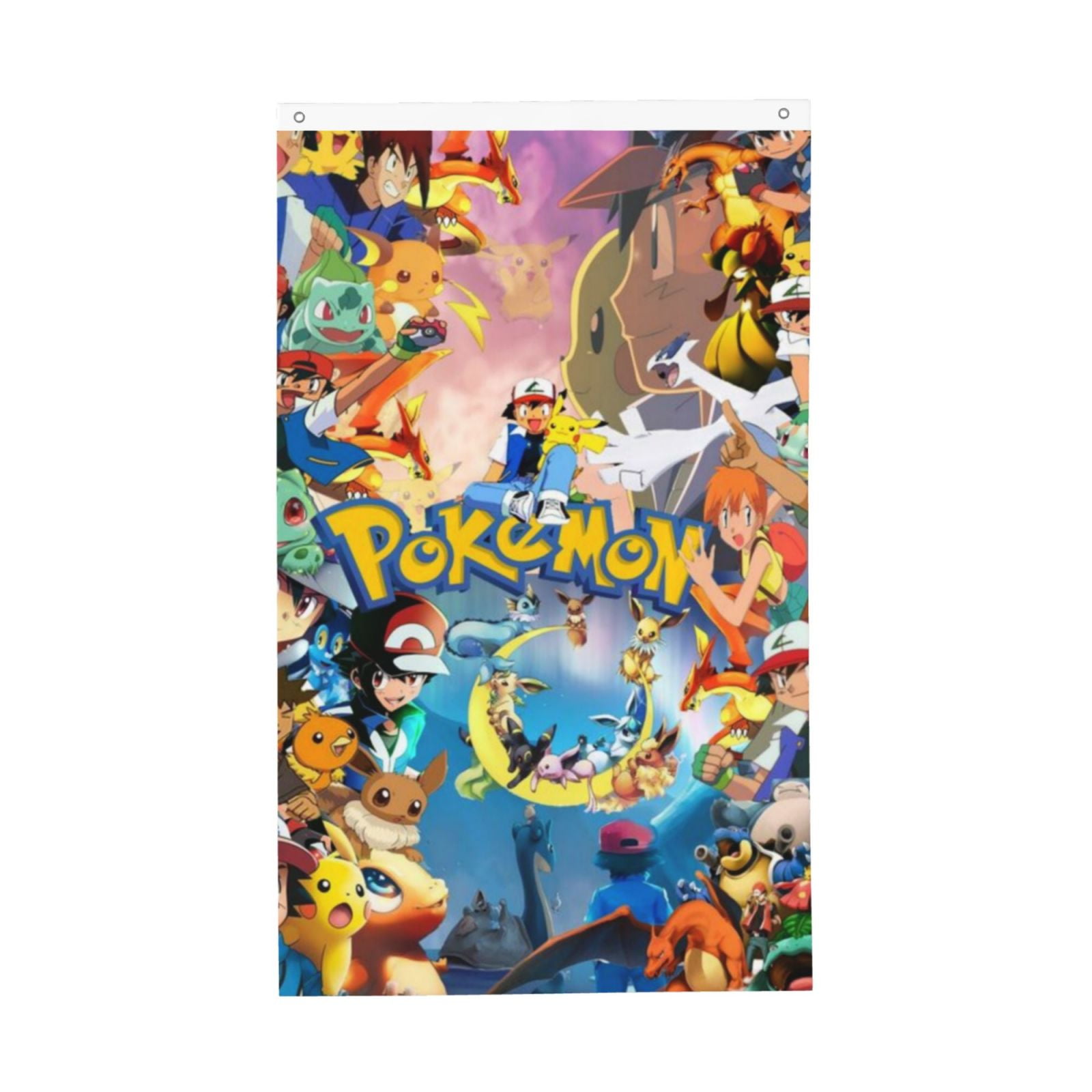 Po-Ke-Mon Flag, 3x5FT Garden Flags, Spring Seasonal Flag for Outdoor ...