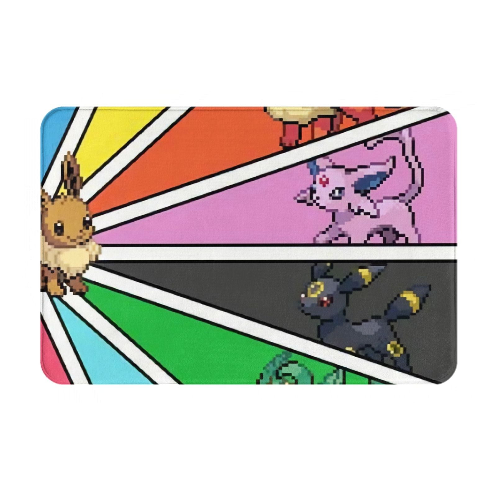 Po-kémon-Eevee Vaporeon Flareon Kitchen Rugs,Bathroom Rugs,Bath Mat ...