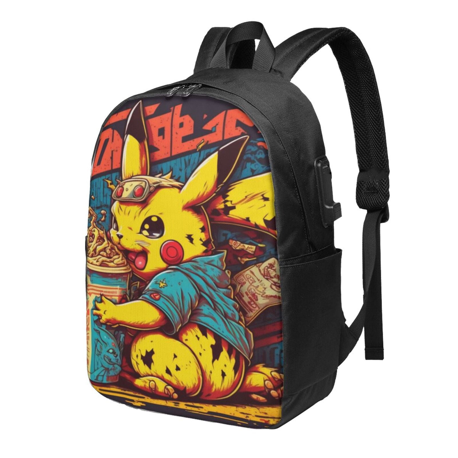 Po-ke_mon Backpack Fashion Travel Backpack Laptop Backpack 17 Inch ...