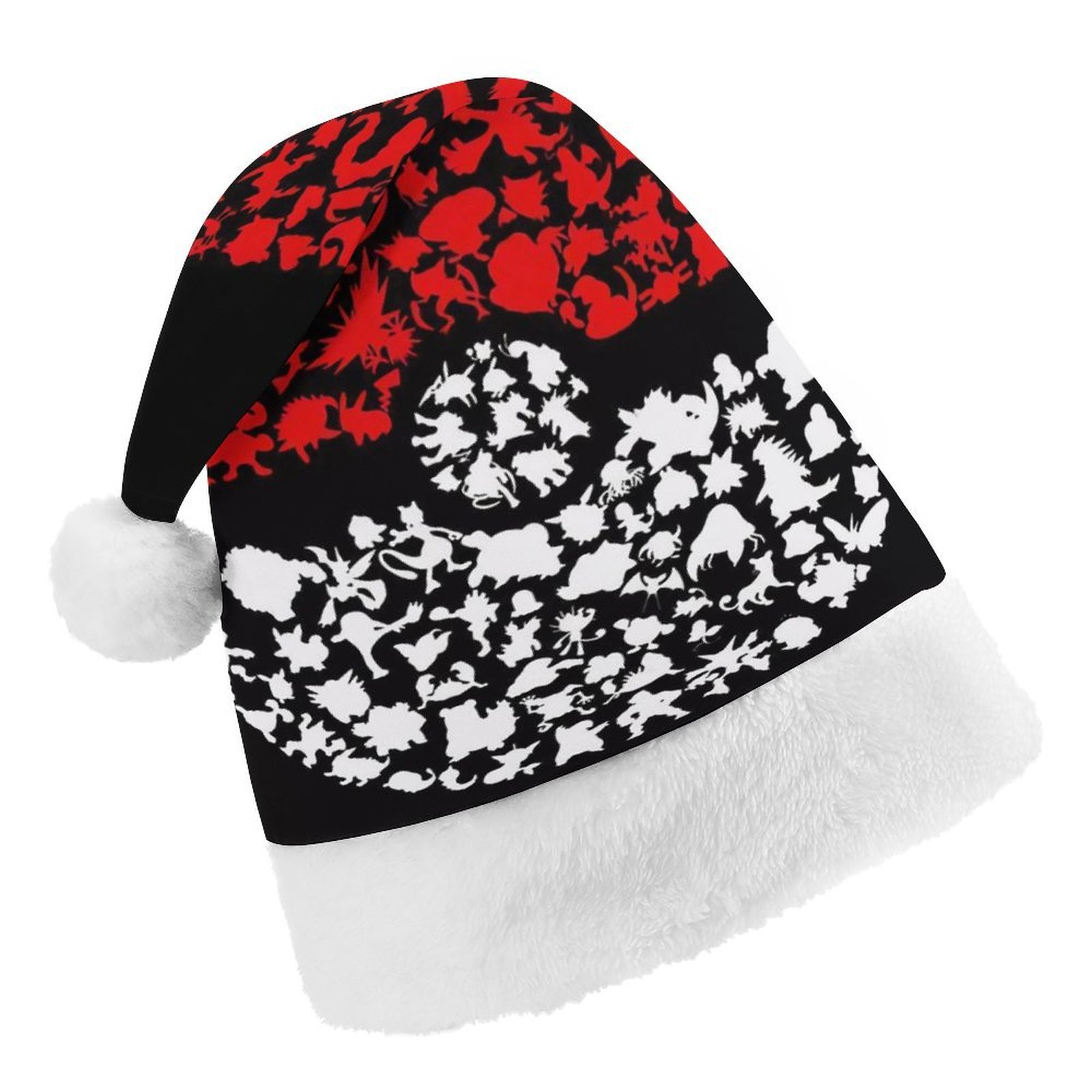 Po_ke_mon_Charmander 3D Printed Santa Hat Adults Kids Christmas Hats ...