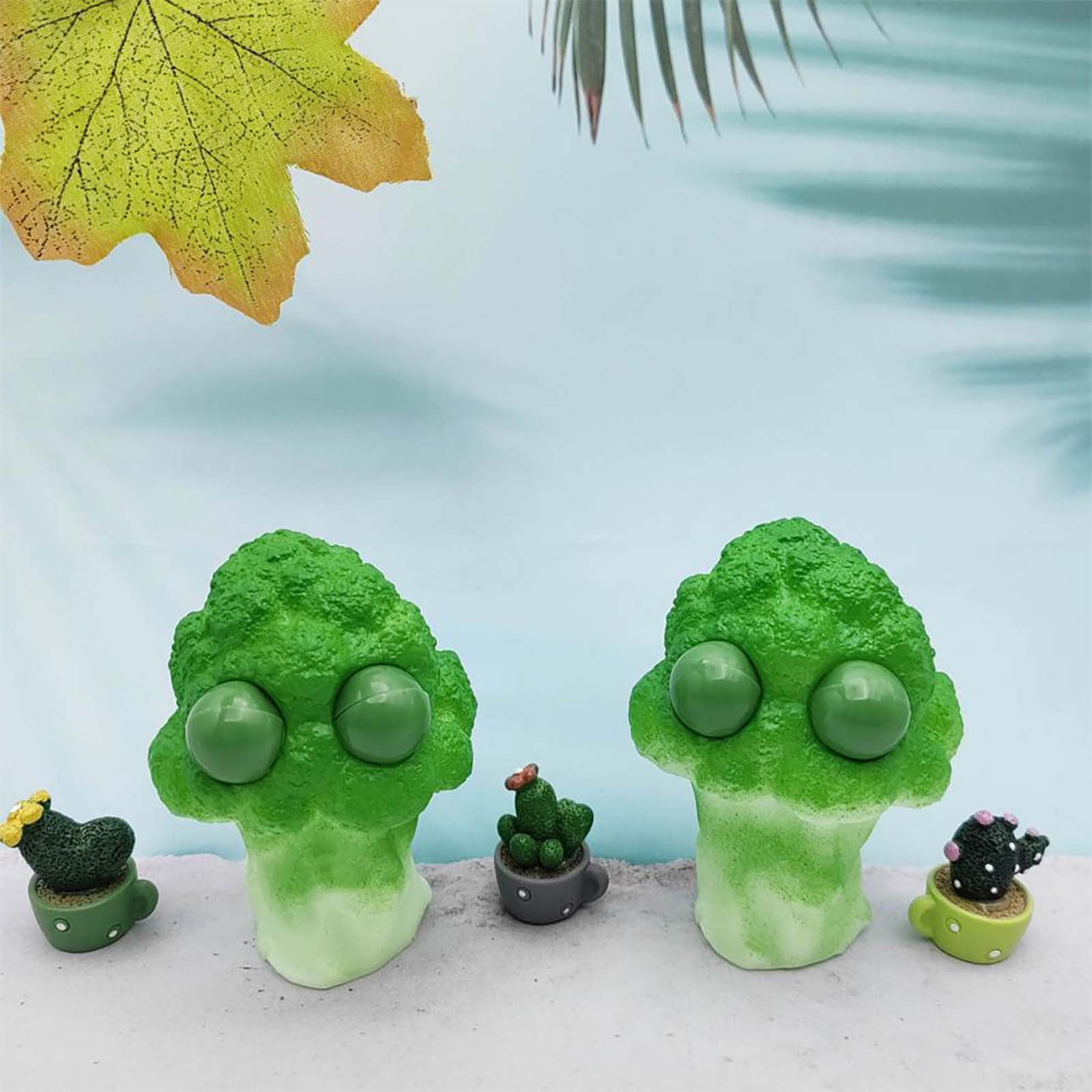 Po-p Eyes Broccoli Toy Wacky Popping Vegetable with Eyes Hilarious ...