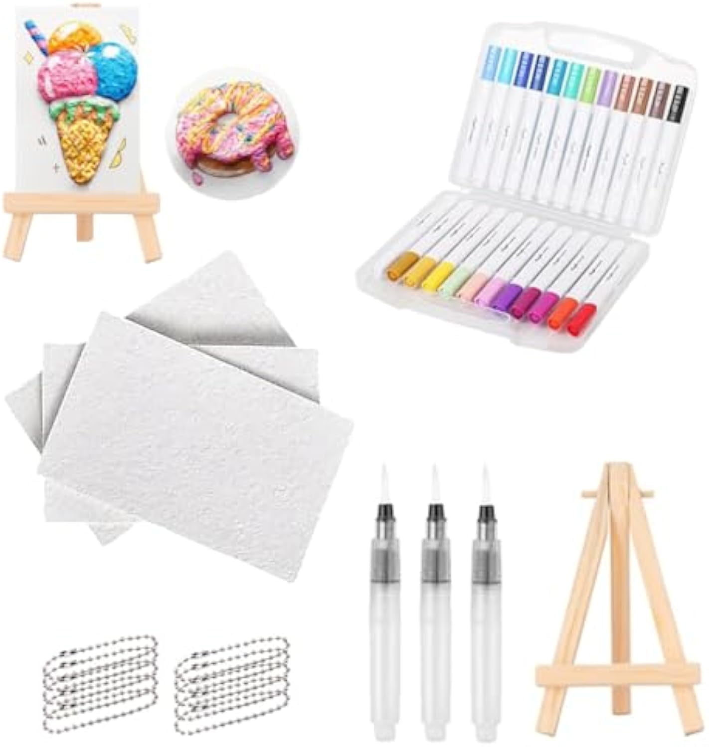 Poapart Create Dimensional Art Magic, 3D Foam Texture Painting Kit ...