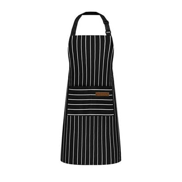 Mainstays Chef Kitchen Apron, 28" x 32" Floral Cotton Bib Apron with ...