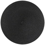 Coolmade Large Circular Woven Cotton Braided Table Mats, Non-Slip, Set ...