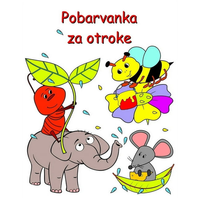 Pobarvanka za otroke: Ljubke pobarvanke za zabavno raziskovanje za ...
