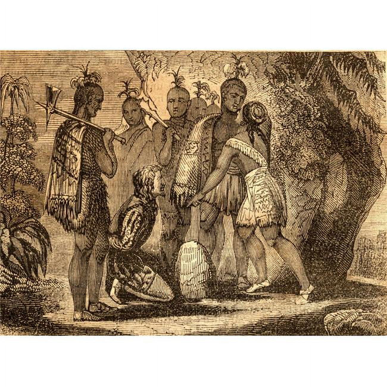 Pocahontas Interceding for The Life of Smith 1607 Captain John Smith ...