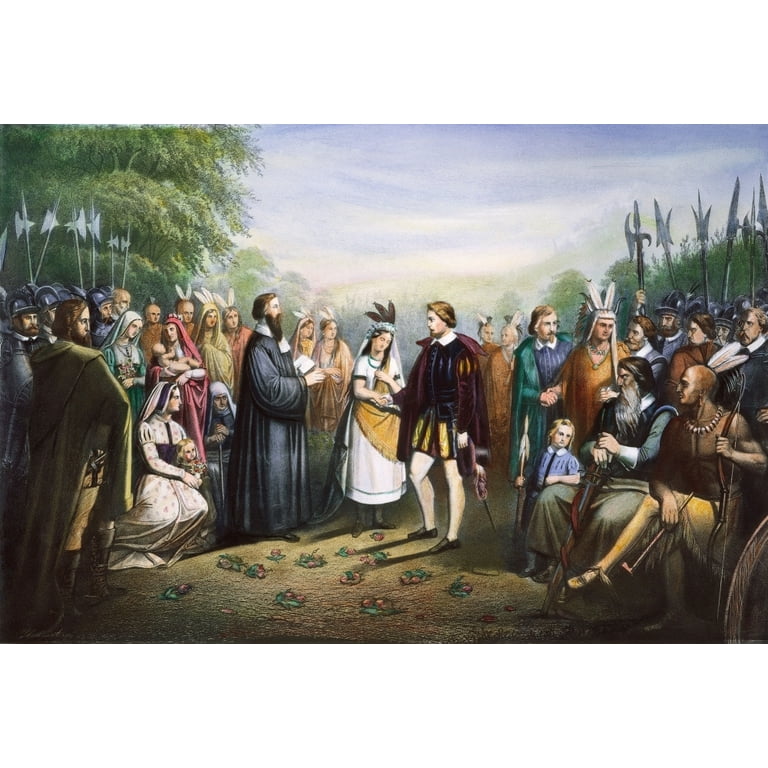 John Rolfe And Pocahontas Marriage